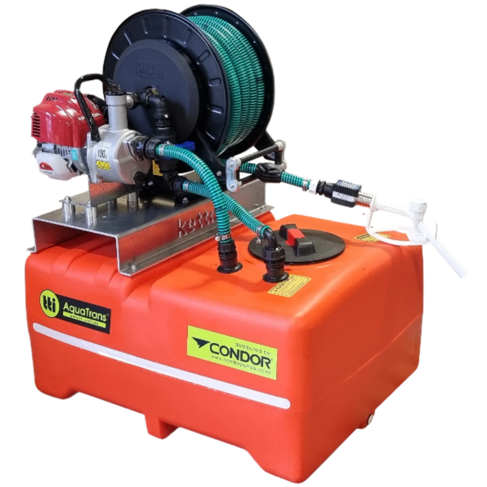 Ketta 220 litre liquid mixing and dispensing system Honda (electric st – Ketta Pumps