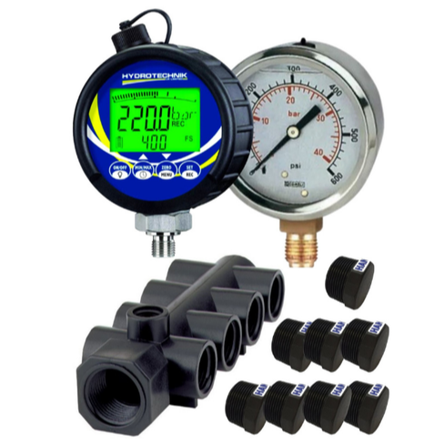 Hydrotechnik HTE2-L-0060KIT digital data logging pressure gauge with r – Ketta Pumps