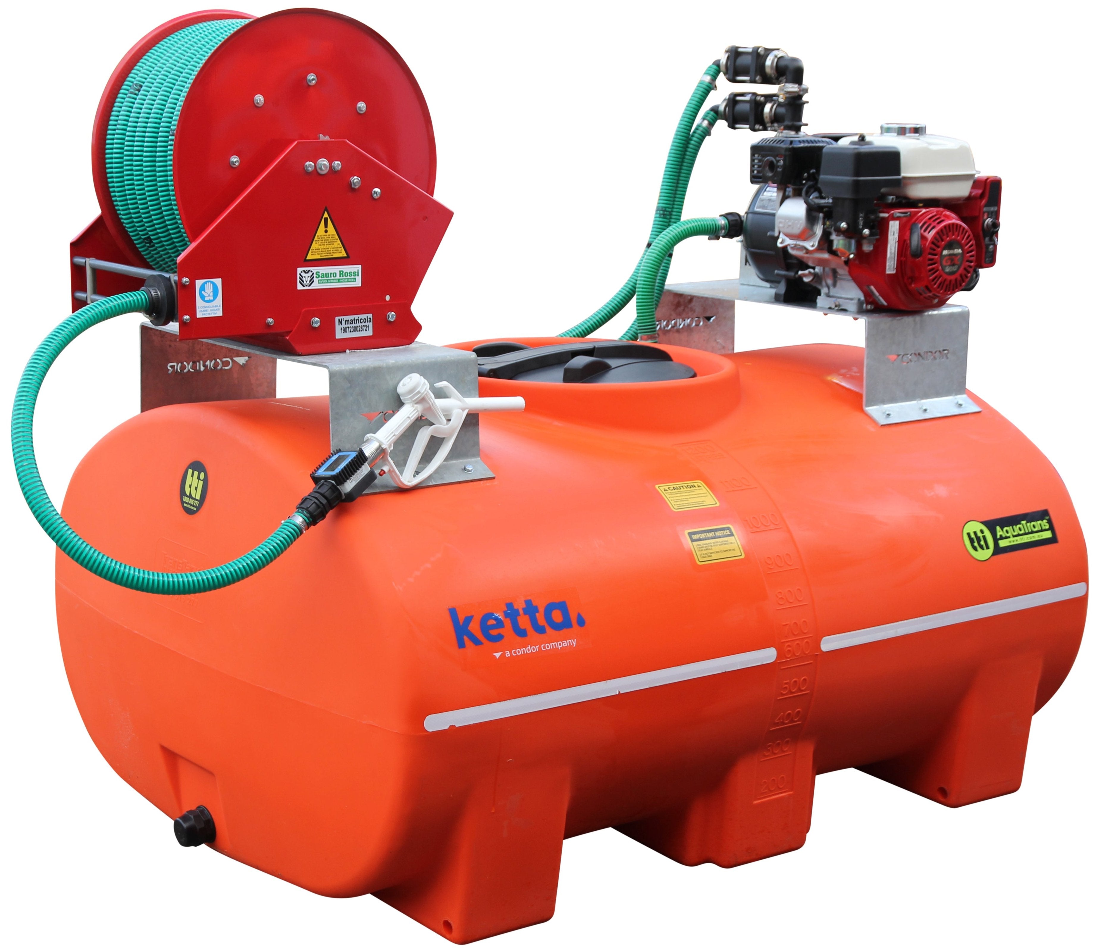 Ketta 1000 litre liquid mixing and dispensing system Honda pump 30 m h – Ketta Pumps