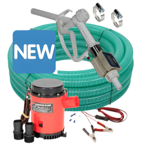 Ketta BIGflow 12v submersible calf milk pump kit with 25 mm (1 inch) h ...