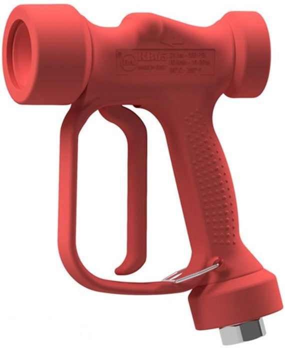 PA RB65 Red low pressure wash gun 24 bar (348 psi) 60 lpm 90 degrees C ...