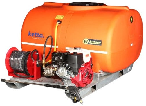 Ketta DrainTracer Skid Mount drain cleaner kit Honda GX engine with dr ...