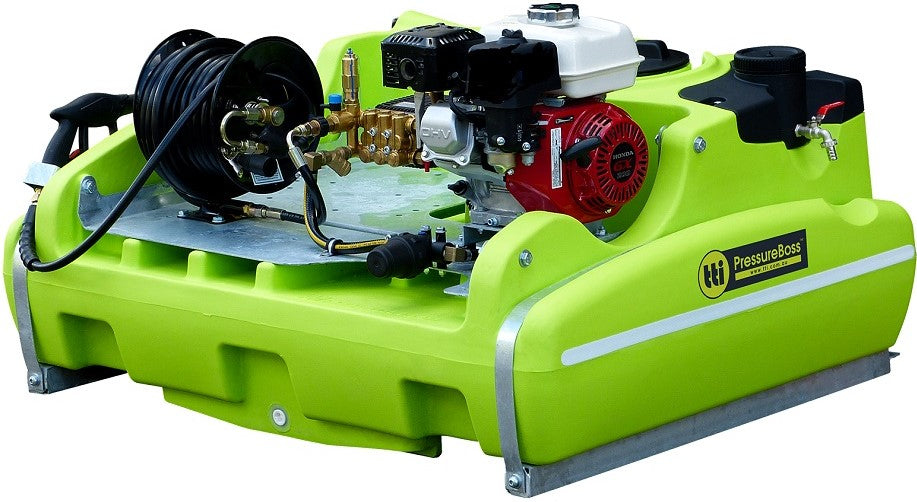 Ketta PressureBoss 300 litre skid water blaster with 30 m hose and ree ...