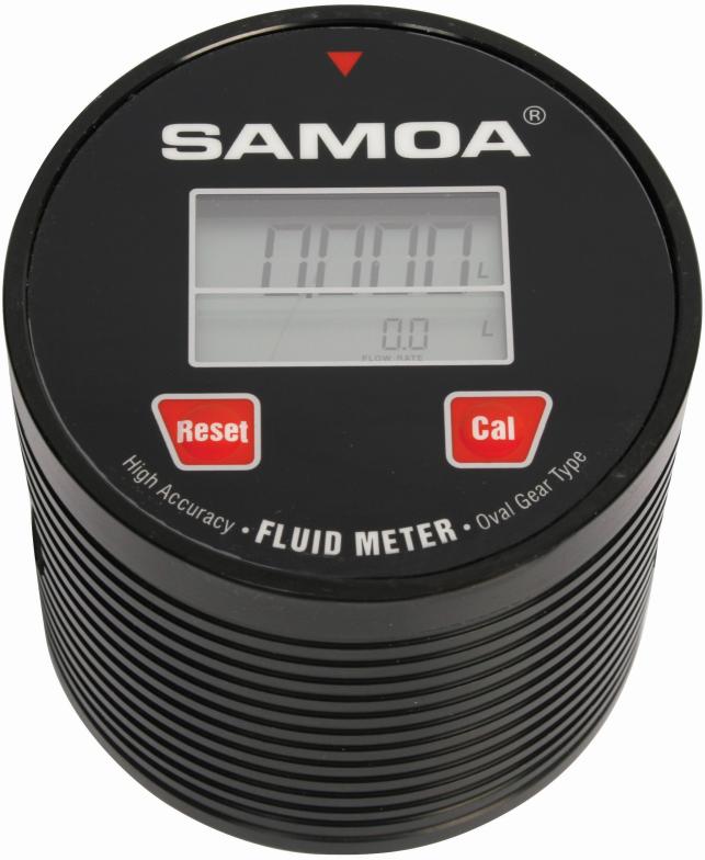 Samoa 366725 digital oil flow meter 1/2 inch BSP(F) 5.5 to 50 lpm ...