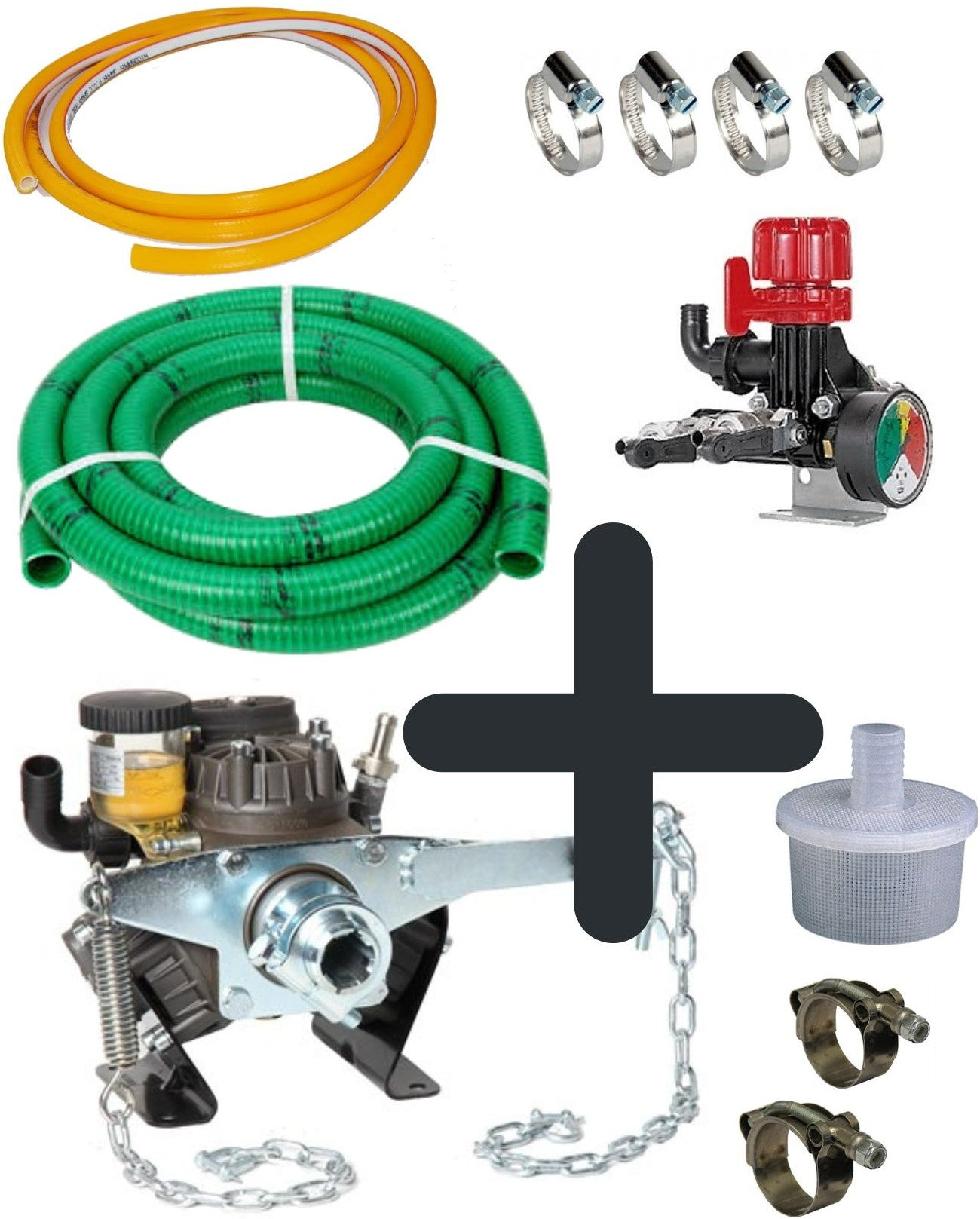 Annovi Reverberi AR303 diaphragm pump and hose kit with female six spl ...