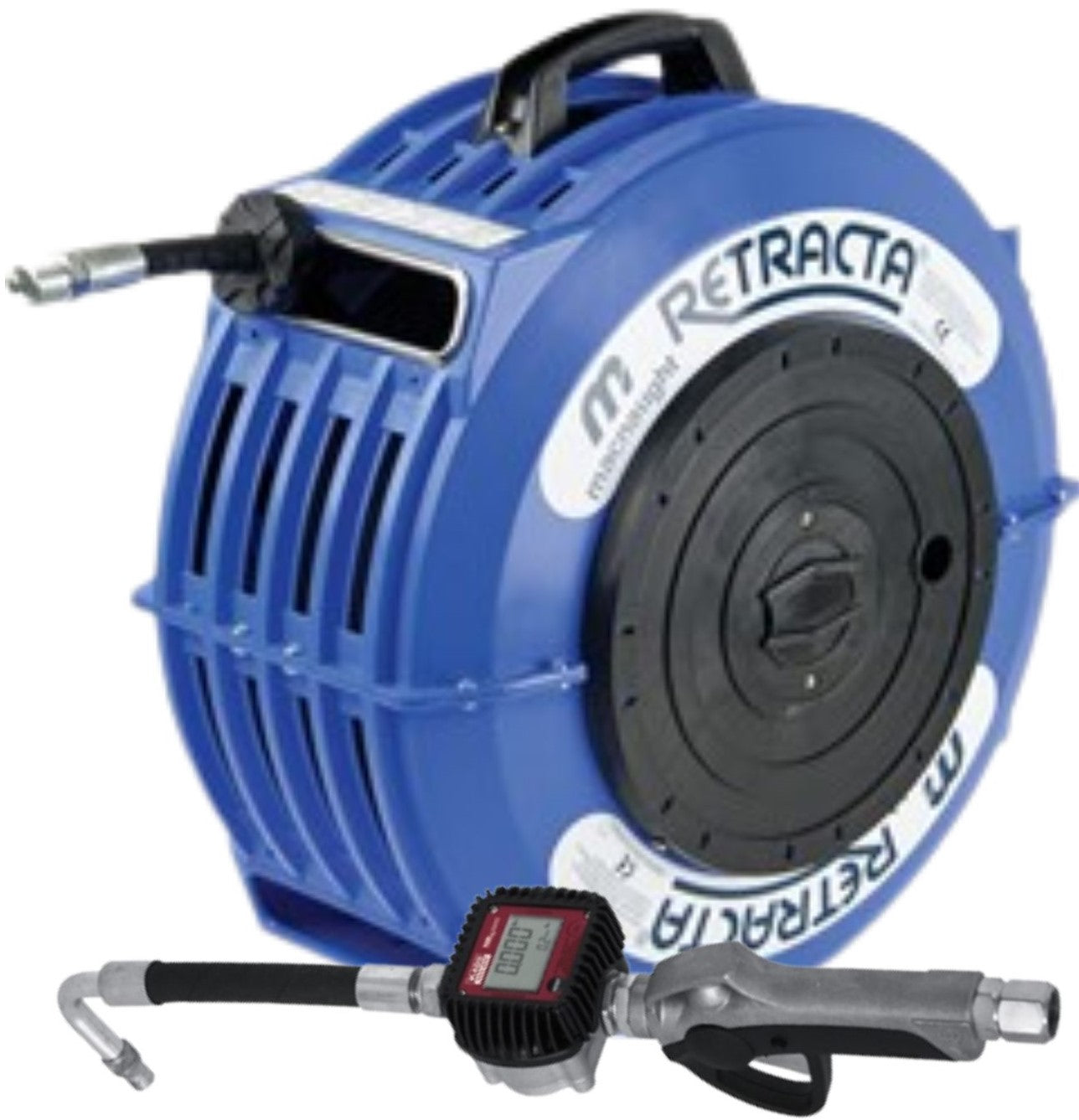 Retracta OMP415B-01 R3 Premium Blue spring rewind reel with 15 m x 13 ...