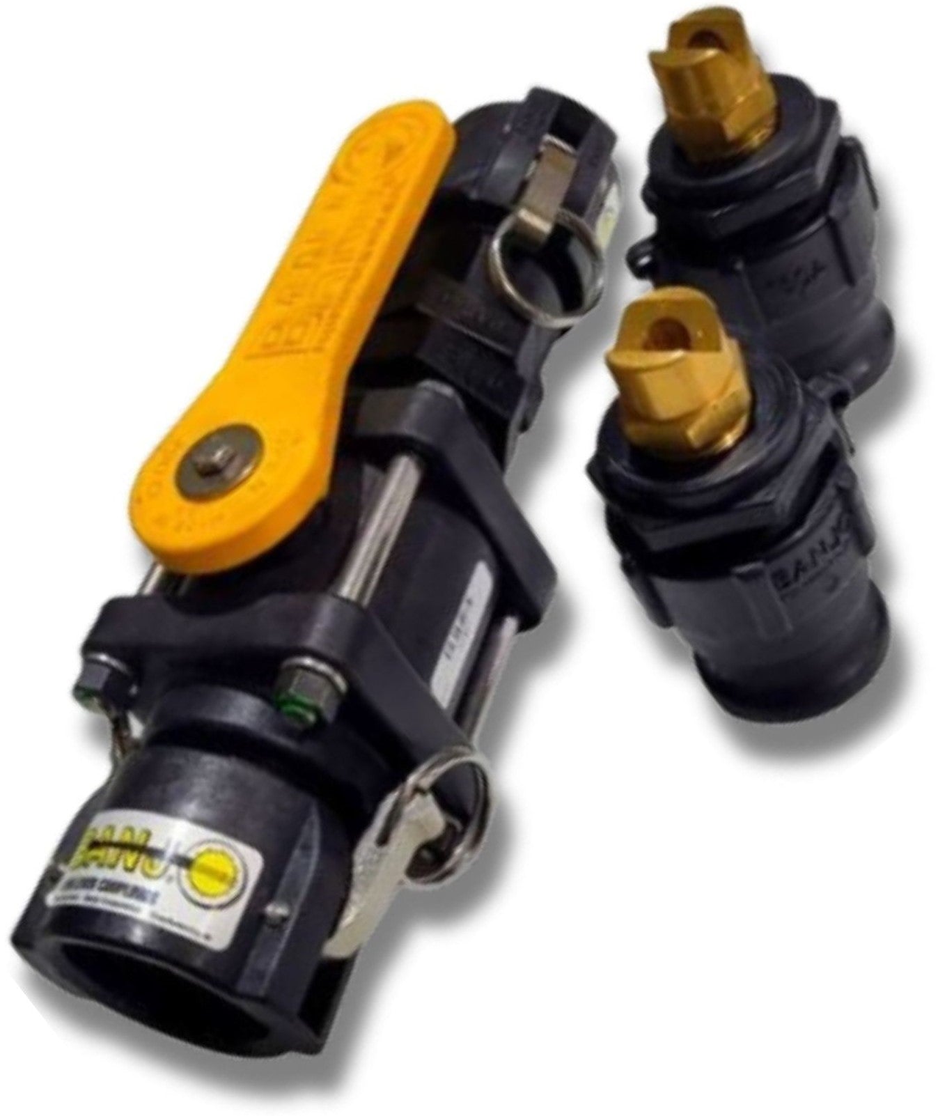 Banjo FG6 hydro-seeder nozzle kit with V150 ball valve, 40 mm (1-1/2 i ...