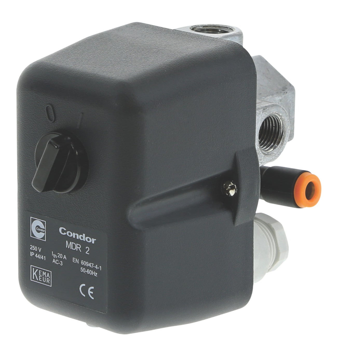 Condor MDR2 pressure switch air compressor type 4 port 250v max 10 bar ...