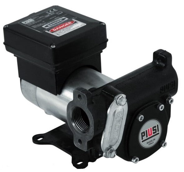 Piusi Panther DC 12v diesel pump 1 inch BSP(F) inline ports and 2 m ba ...