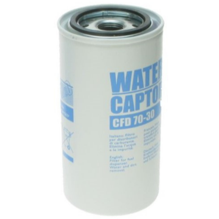 Piusi CFD150-30 Water Captor 150 lpm replacement spin-on fuel filter c ...