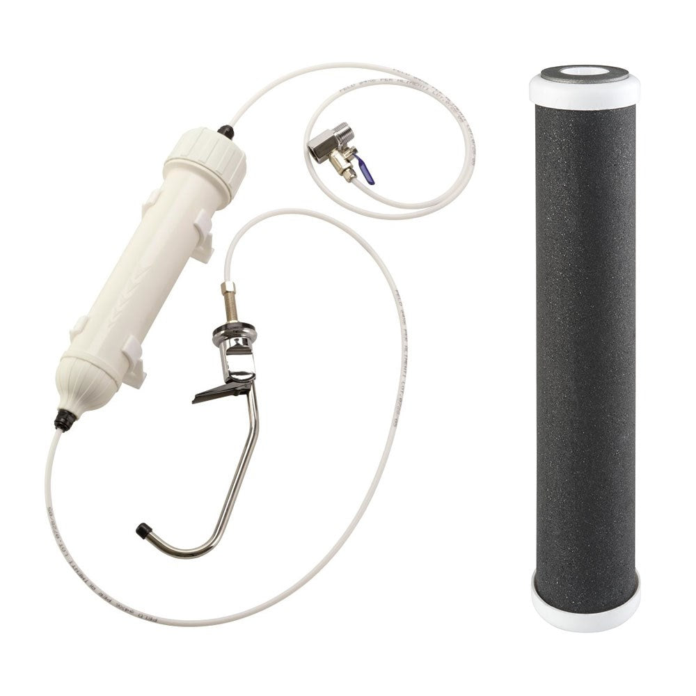 Under-bench Inline Filter Housing Kit With Tap And Fittings - Includes ...