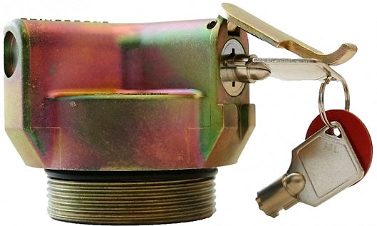 SpinSecure locking fuel security cap 2 inch NPT(F) and 3 keys – Ketta Pumps