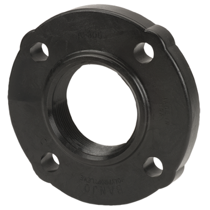 Banjo 3 inch NPT(F) ANSI flange female threaded 4 x bolt Polypropylene ...
