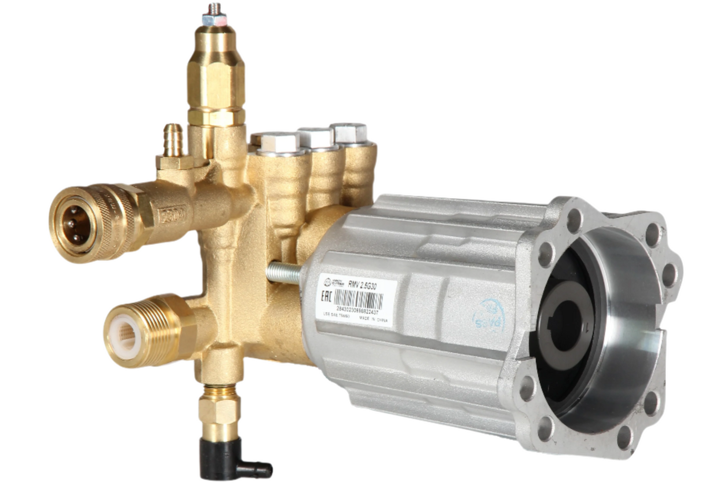 Annovi Reverberi RMV2.5G30 Bolt-N-Go brass head water blaster pump 205 ...
