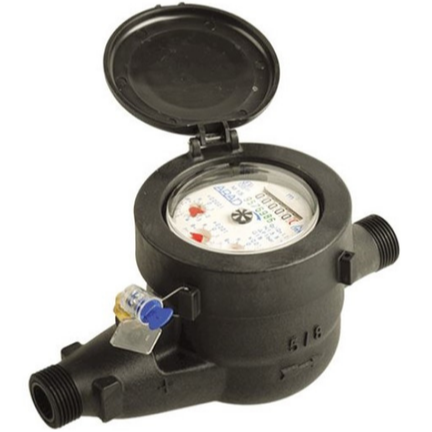 Arad ADM25-EV M 25 mm 1 inch BSP(M) plastic water flow meter with puls ...
