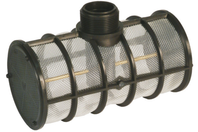 Arag poly T-filter foot strainer BSP(M) thread 16 mesh screen – Ketta Pumps