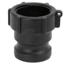 Banjo 200A Poly camlock with 2 inch male adapter and 2 inch BSP(F) thr ...