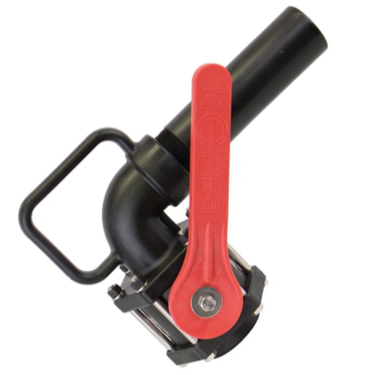 Banjo VA200FP 2 inch NPT(F) bulk dispensing nozzle with handle and on ...