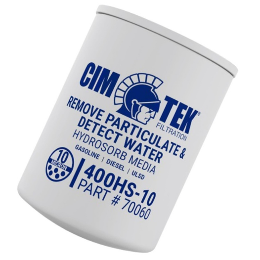 Cim-Tek 400HS-10 HydroSorb fuel filter element part # 70060 remove par ...