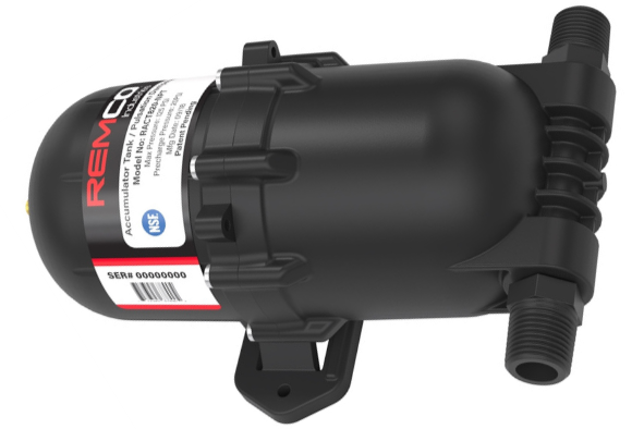 Remco RACT accumulator and pulsation dampener tank with 1/2 inch NPT(M ...