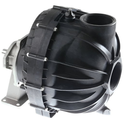 Hypro 9243P-SP 3 inch NPT(F) bare shaft pedestal poly pump 1741 lpm 37 ...
