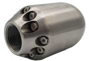 Roberto Bruna Grenade 70 drain cleaning nozzle 1 inch BSP(F) with 12 x ...