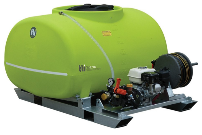 Ketta 1000 litre skid sprayer with 100 m hose reel and Honda GX200 5.5 ...