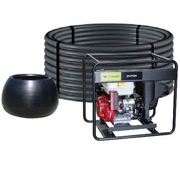 Ketta K-Line Max80 effluent irrigation kit Banjo 3 inch cast iron pump ...