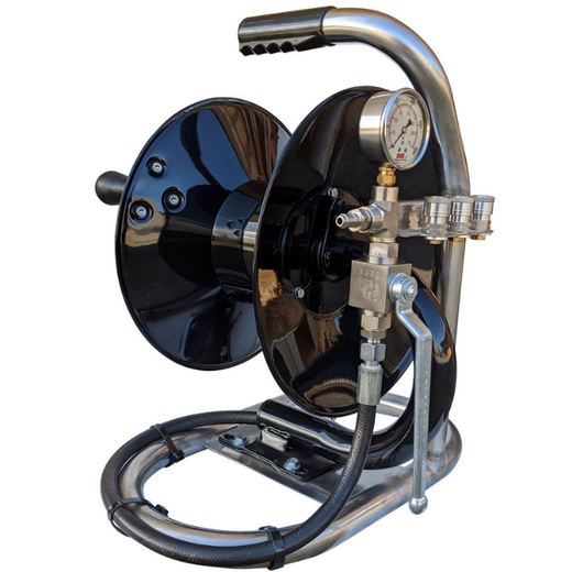 Ketta PW134 Remote Mini drain jetter hose reel bare (without hose) for ...