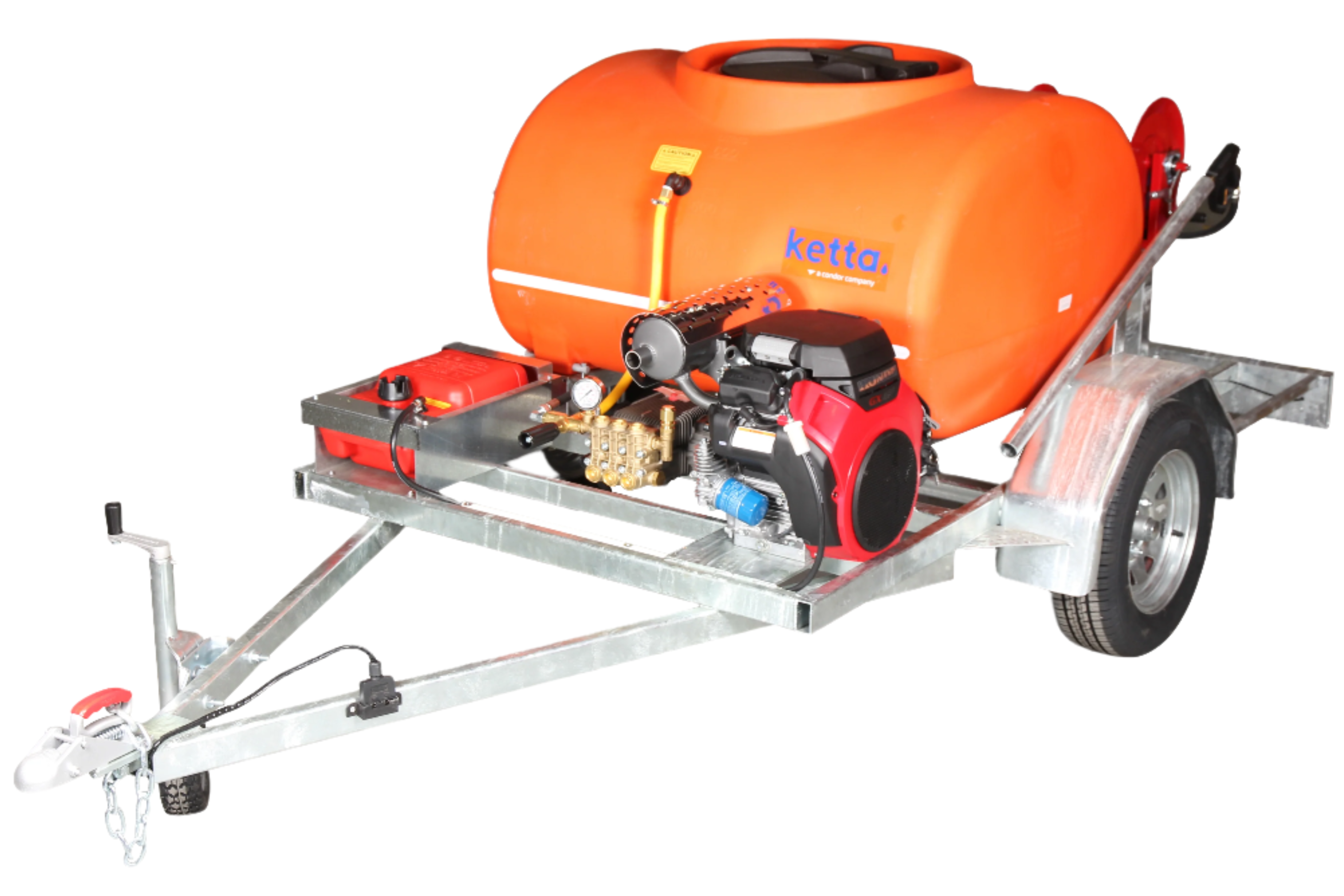 Ketta TW7000 trailer water blaster Honda iGX800 (electric start) with ...