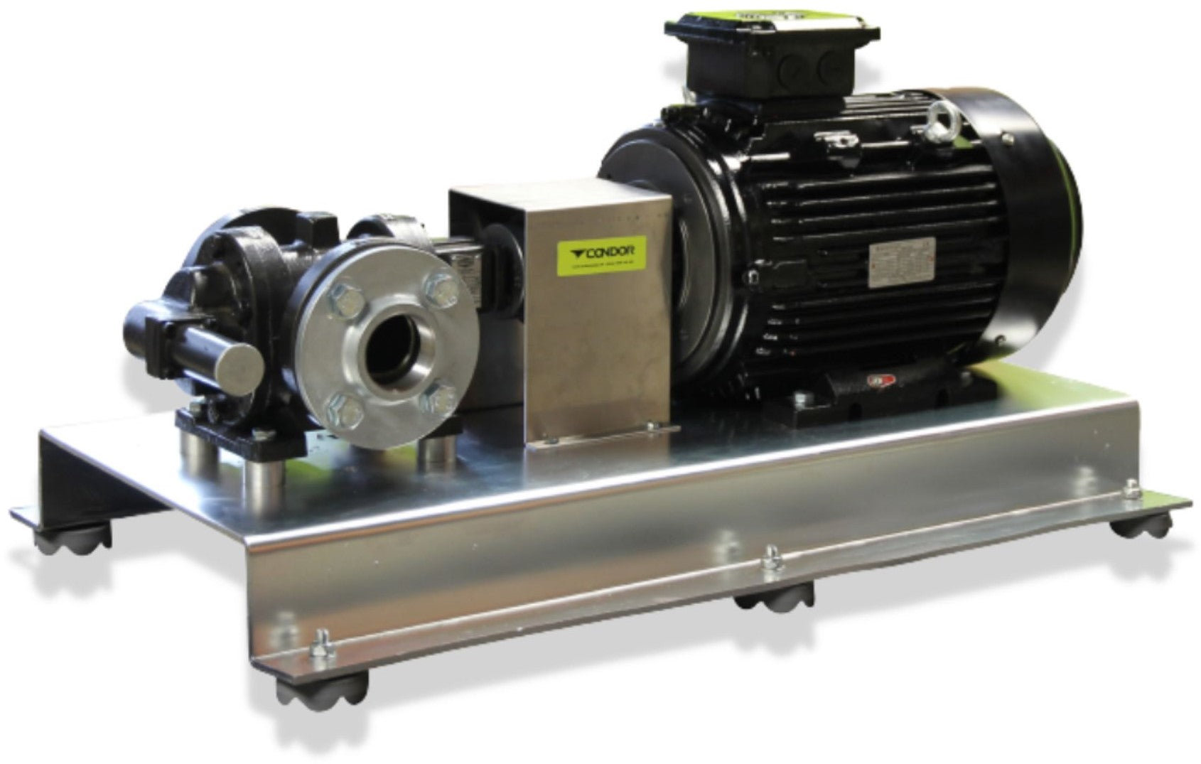 RotoFluid FTRB series heavy duty cast iron electric gear pump rated ...