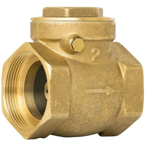 SCB-06 brass swing check valve 1 inch BSP(F) 16 bar (232 psi) – Ketta Pumps