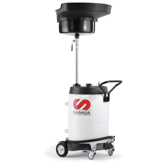 Samoa 372400 LubeMaster 100 litre gravity waste oil collector and 4 wh ...