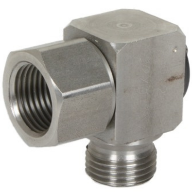 Sauro Rossi swivel joint elbow 1/2 inch BSP (M to F) stainless steel 3 ...
