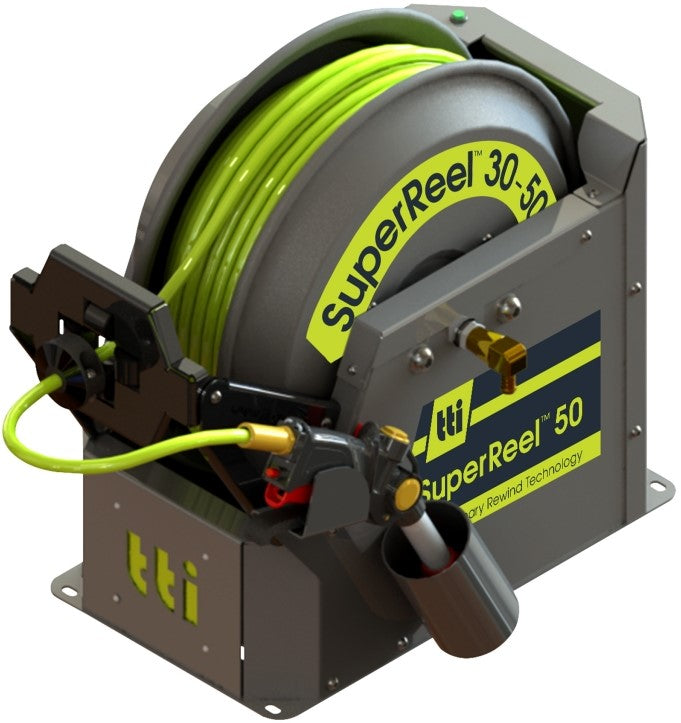 TTi SuperReel ATHR050M10 12v electric radio remote control hose reel w ...