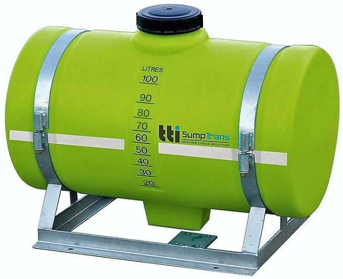 TTi 100 litre SumpTrans strap mount tank with galvanised steel skid fr ...