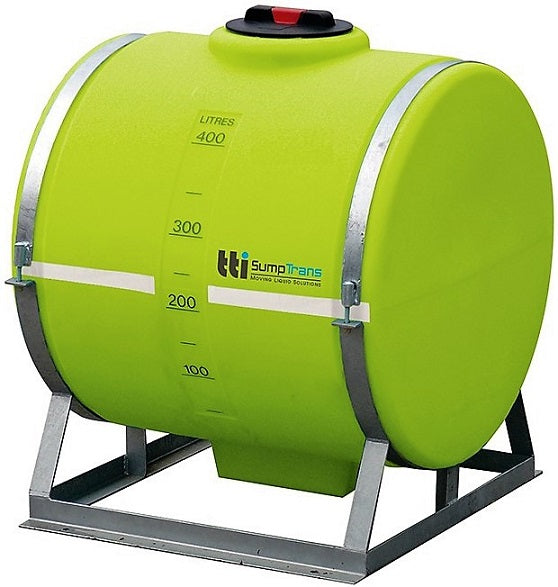 TTi 400 litre SumpTrans cylinder tank galvanised steel skid frame 890 ...
