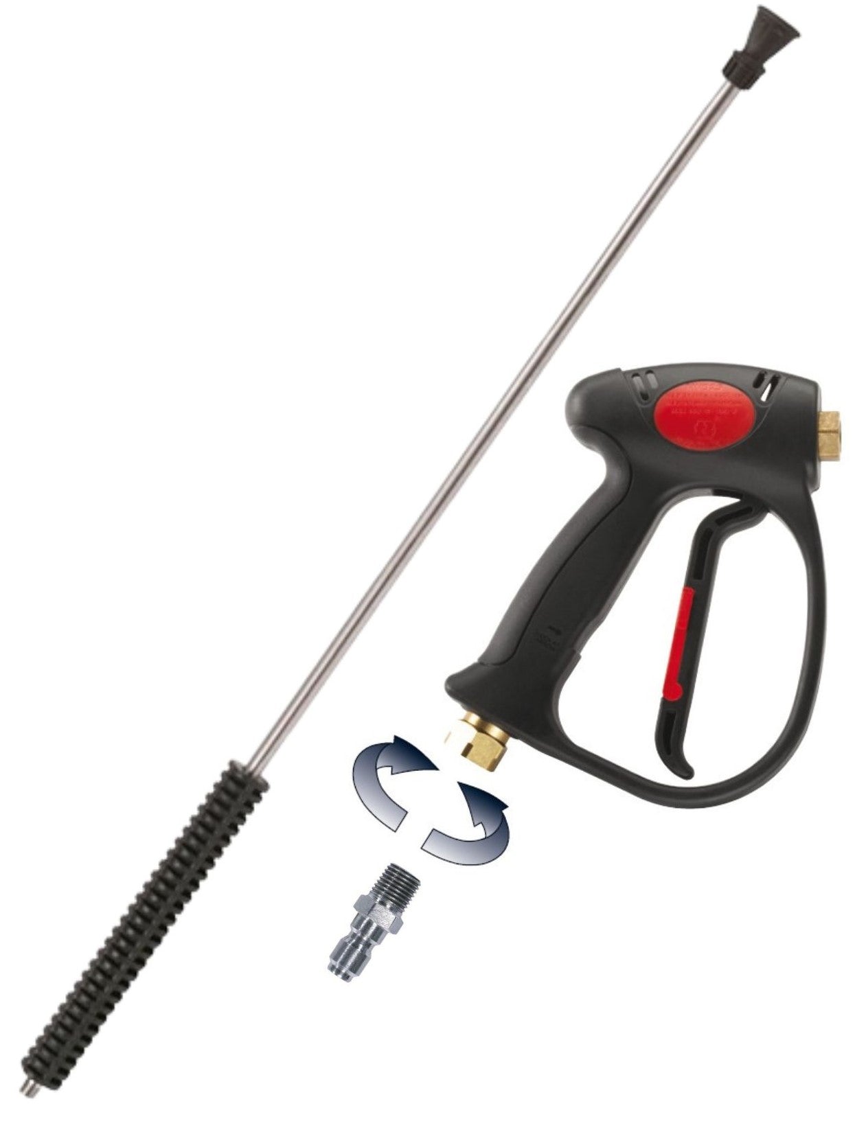 Tec MV925 water blaster pistol and swivel with 900 mm lance and nozzle ...