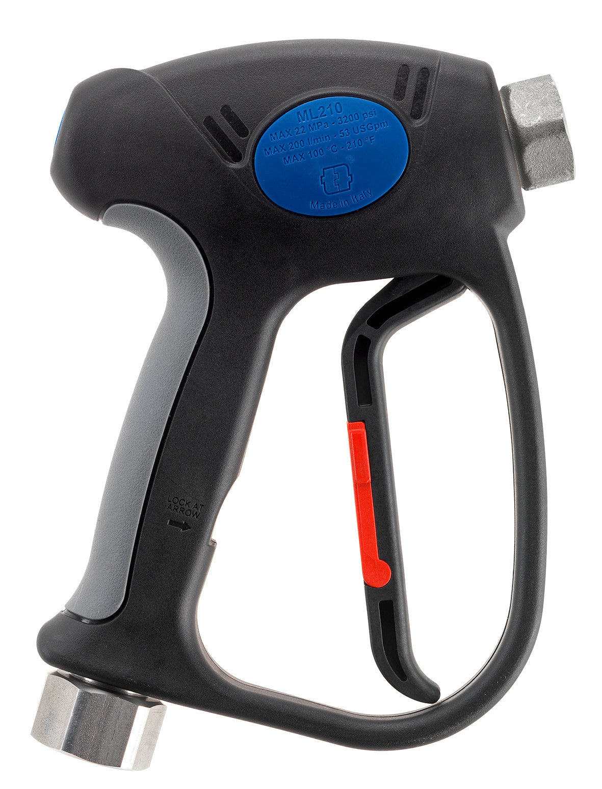 Tec ML210 BigGun water blaster pistol 3/4 BSP(F) inlet x 1/2 BSP(F) ou ...