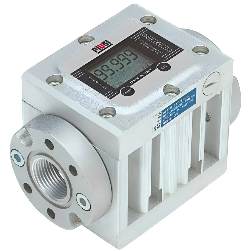 Piusi K600/4 flow meter 1-1/2 inch BSP(F) for oil and diesel 15 to 150 ...